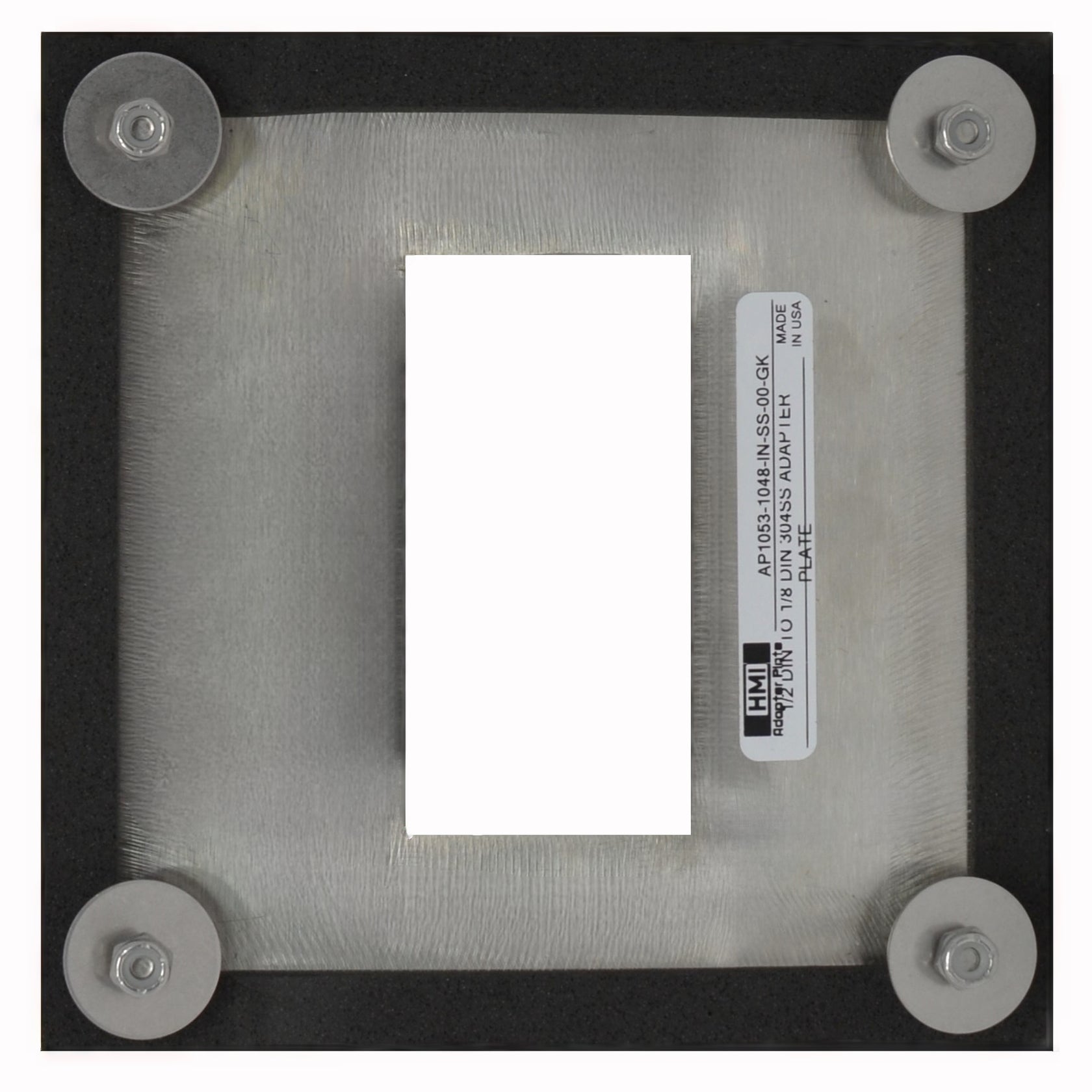 Adapter Plate - 1/2 DIN to 1/8 DIN – HMI Adapter Plate, LLC.